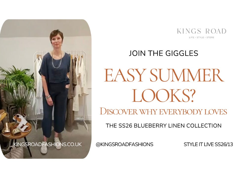 Blueberry Summer Style: Linen That Behaves & Outfits That Make Sense ...